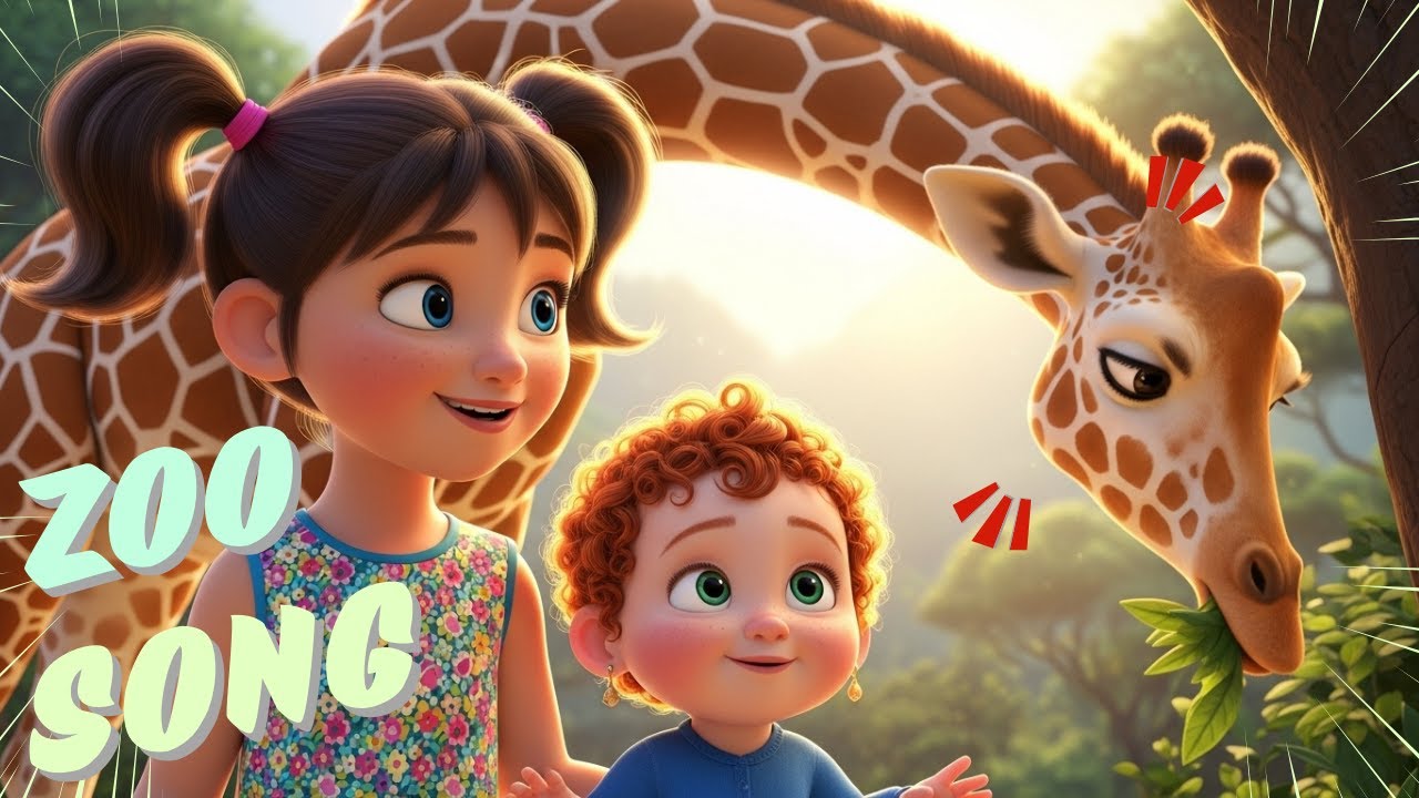 Zoo Song for Kids 🎶 Learn Animal Sounds with a Fun Trip to the Zoo ...