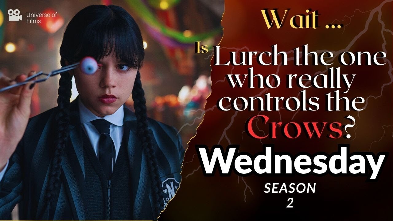 Wednesday Season 2 Mystery: Does Lurch Secretly Control the Crows? 👀🖤 😱 ...