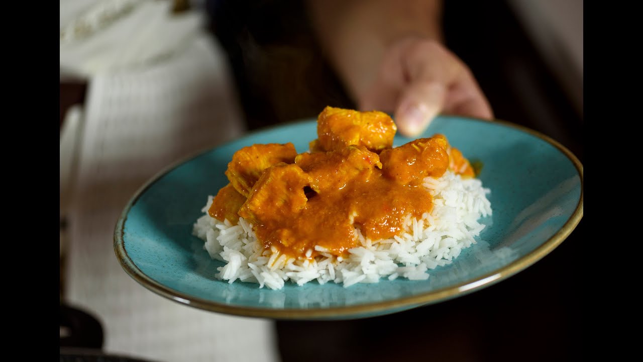 Curry de pui / Chicken curry / Butter chicken curry - YouTube