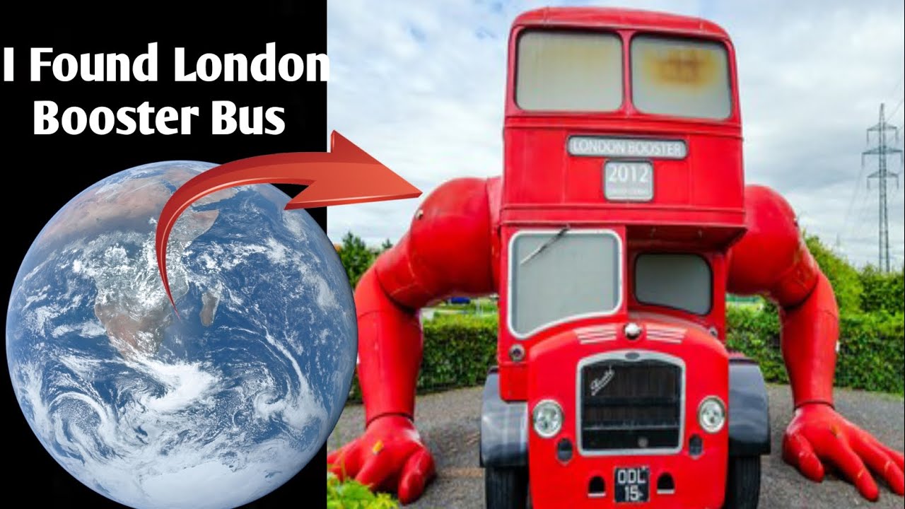 I Found London booster bus on google maps and google earth 🌏 #map # ...