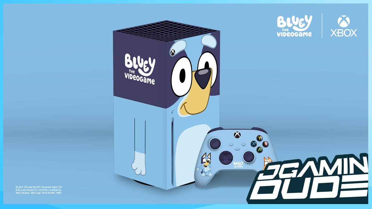 Bluey Xbox Series X Looks Cool - YouTube