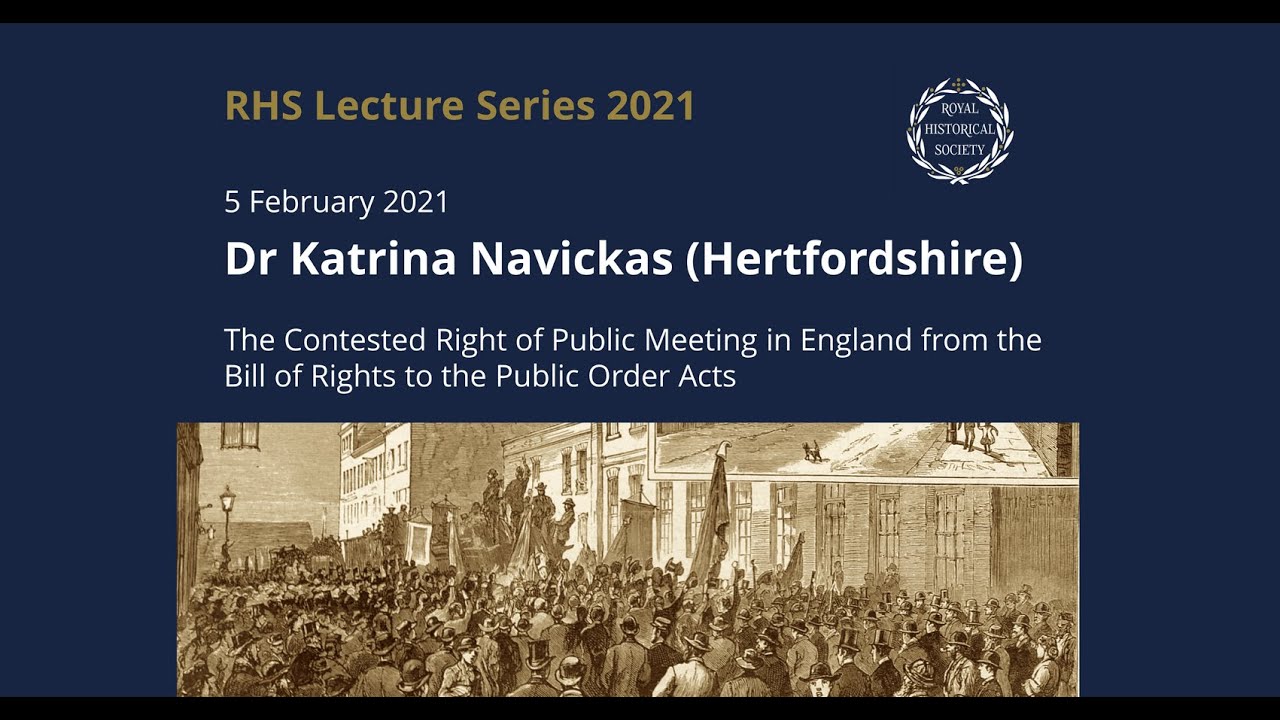 RHS Lecture February 2021 - Dr Katrina Navickas - YouTube