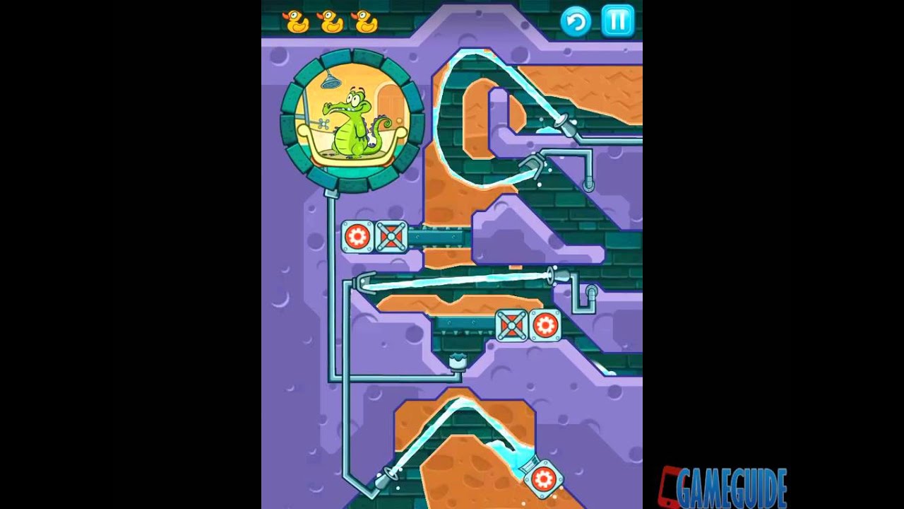 Where's My Water? "Stick Man" Levels of the Week! Walkthrough - YouTube