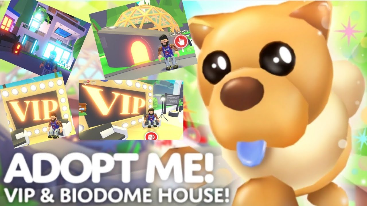 Adopt Me New VIP Upgrade Biodome House New Furniture 4 New Chowchow ...