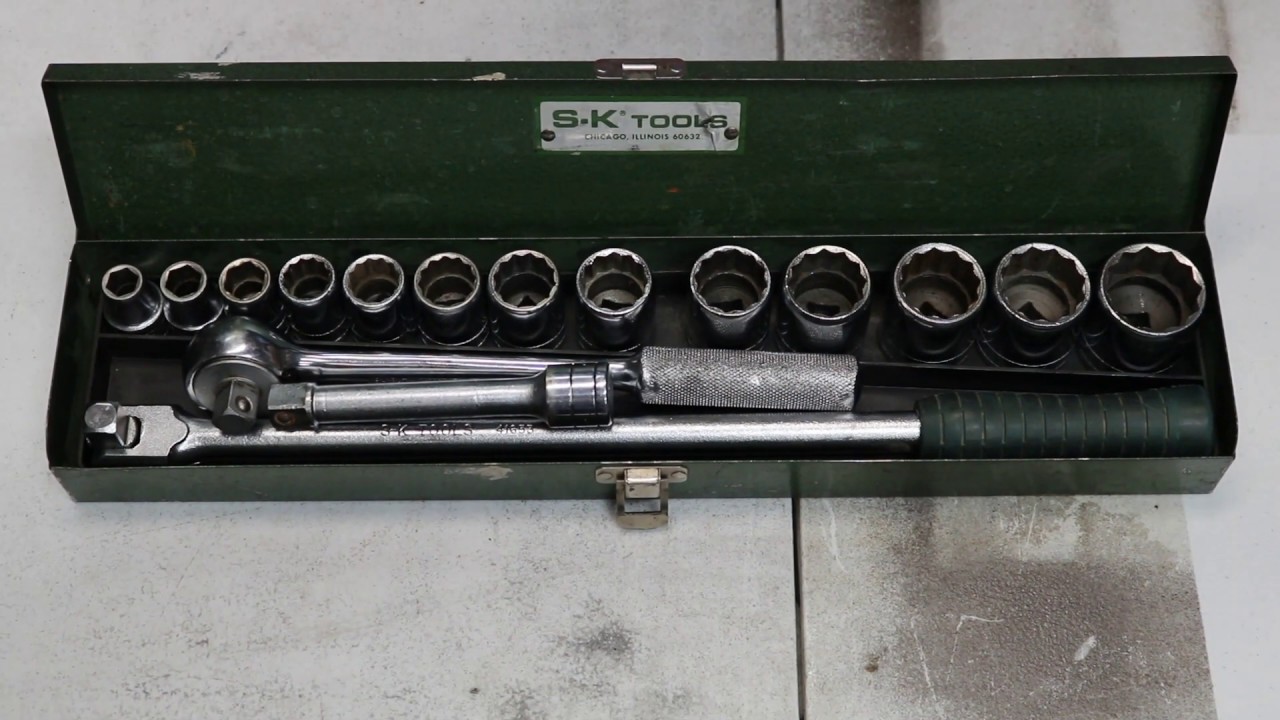 SK Tools 1/2 Inch Drive Socket Set Review/Overview - YouTube