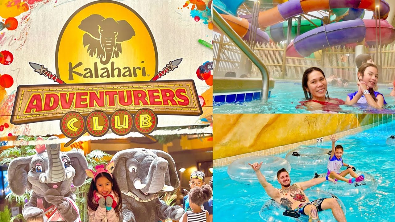 KALAHARI RESORT | AMERICA'S LARGEST INDOOR WATER PARK | SKYE and Family ...