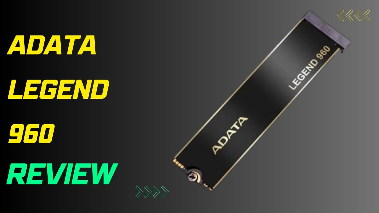 Adata Legend 960: The Ultimate NVMe SSD? - YouTube