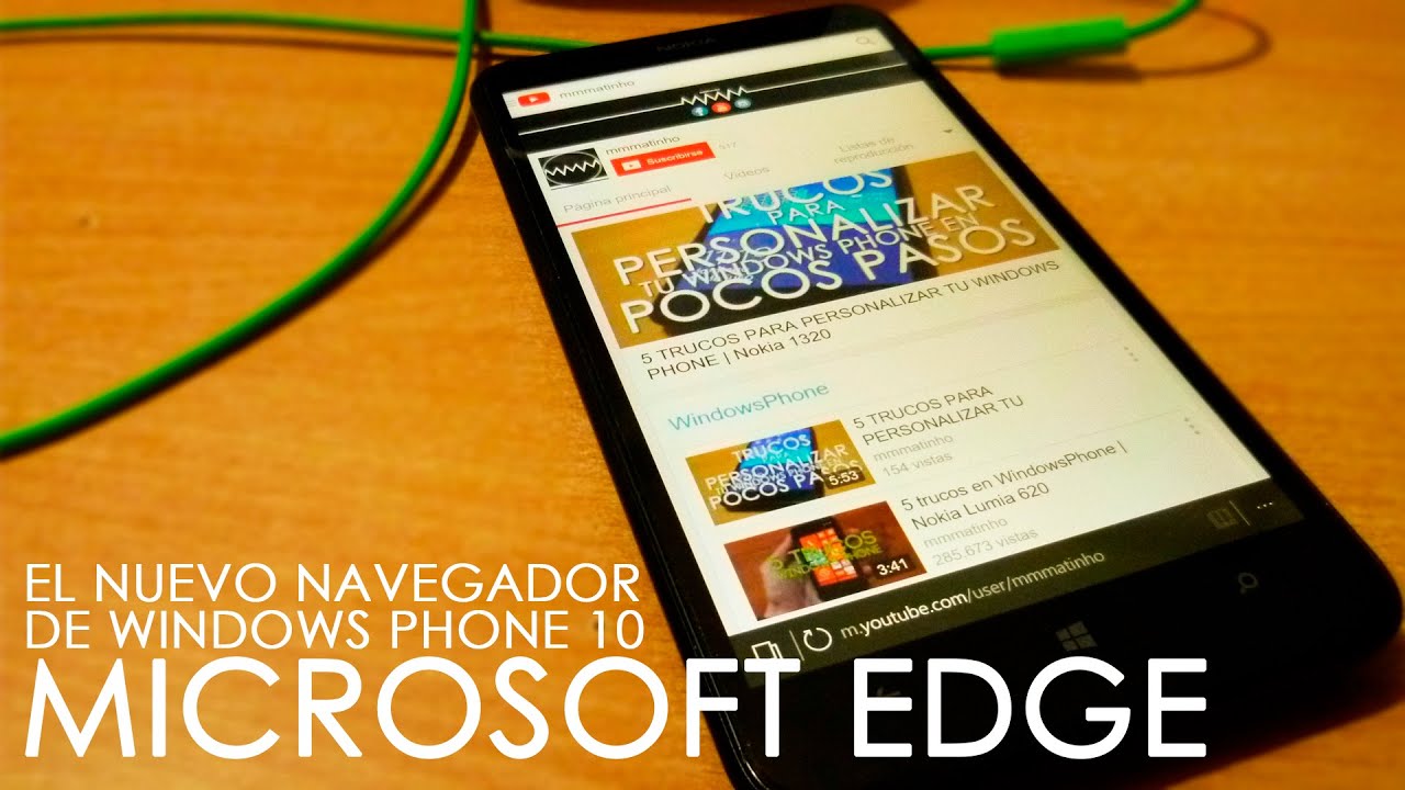 El nuevo navegador de Windows 10 | Microsoft Edge - YouTube