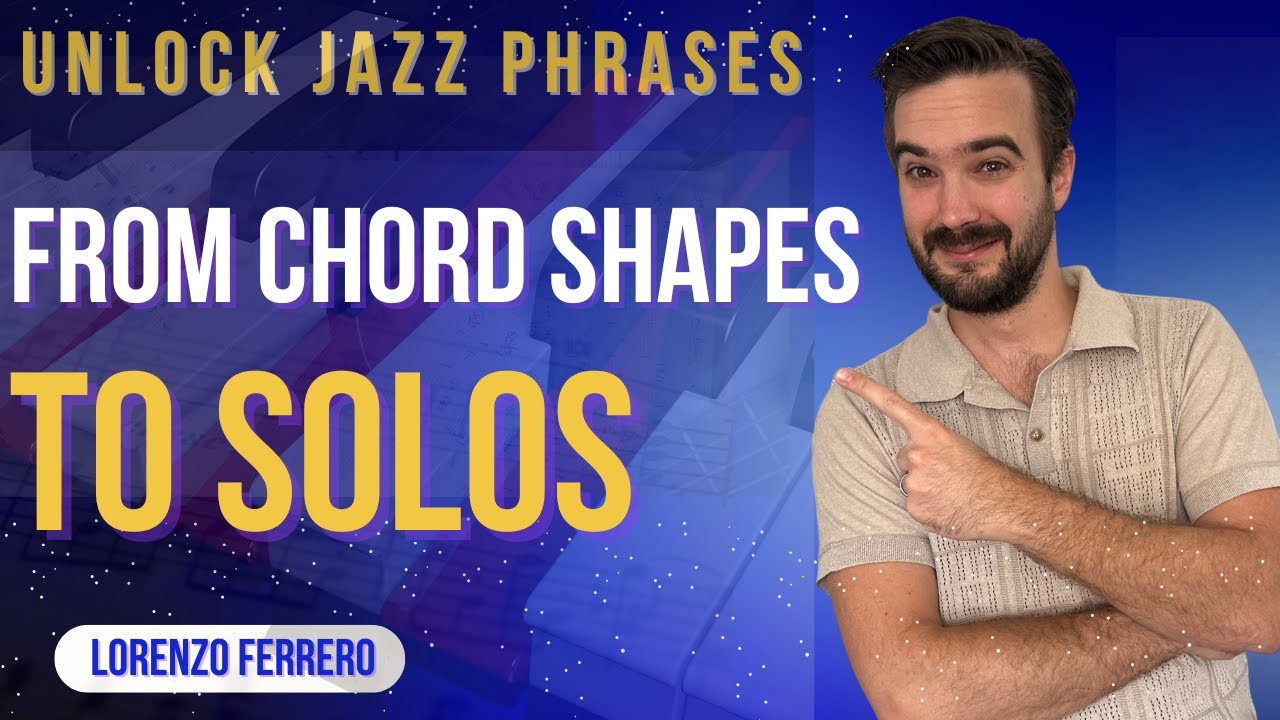 How to Turn Chord Shapes Into Solos (Jazz Improv Tutorial) - YouTube