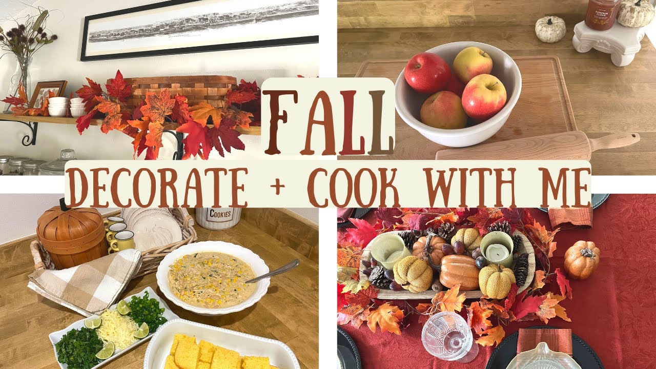 GATHERED Fall Style in the Kitchen + FALL COOK WITH ME // COZIEST FALL ...