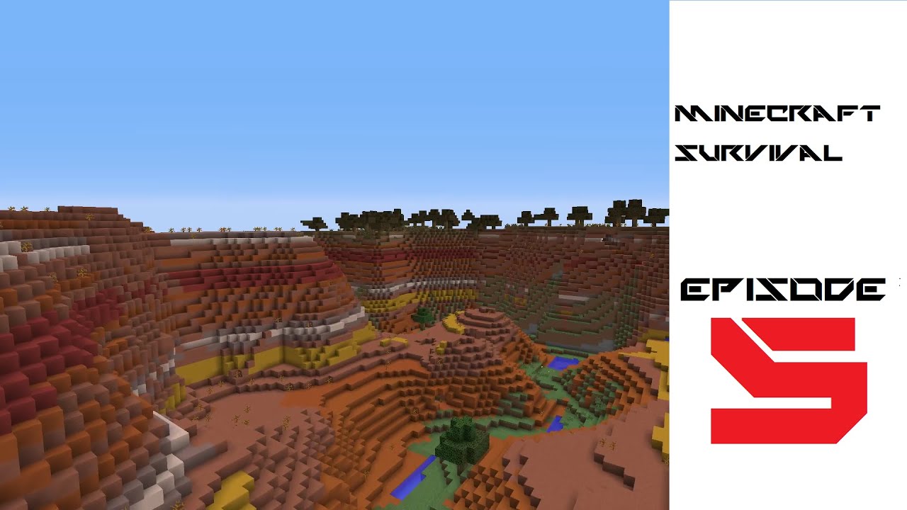 Minecraft Survival Episode5 : Spliting ways and messed up rain - YouTube