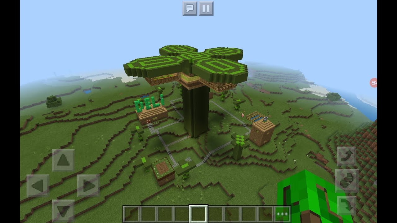 Four leaf clover house build! (Minecraft PE) - YouTube