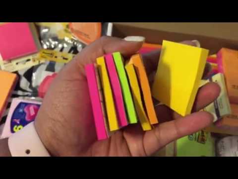 Post It Note Treasure Chest Box 2017 - YouTube