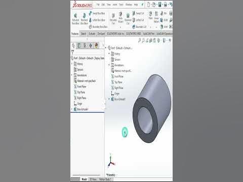 Solidworks Tutorials of Extrudeboss base #cncmachining#cnc#solidworks#solidworks3D - YouTube