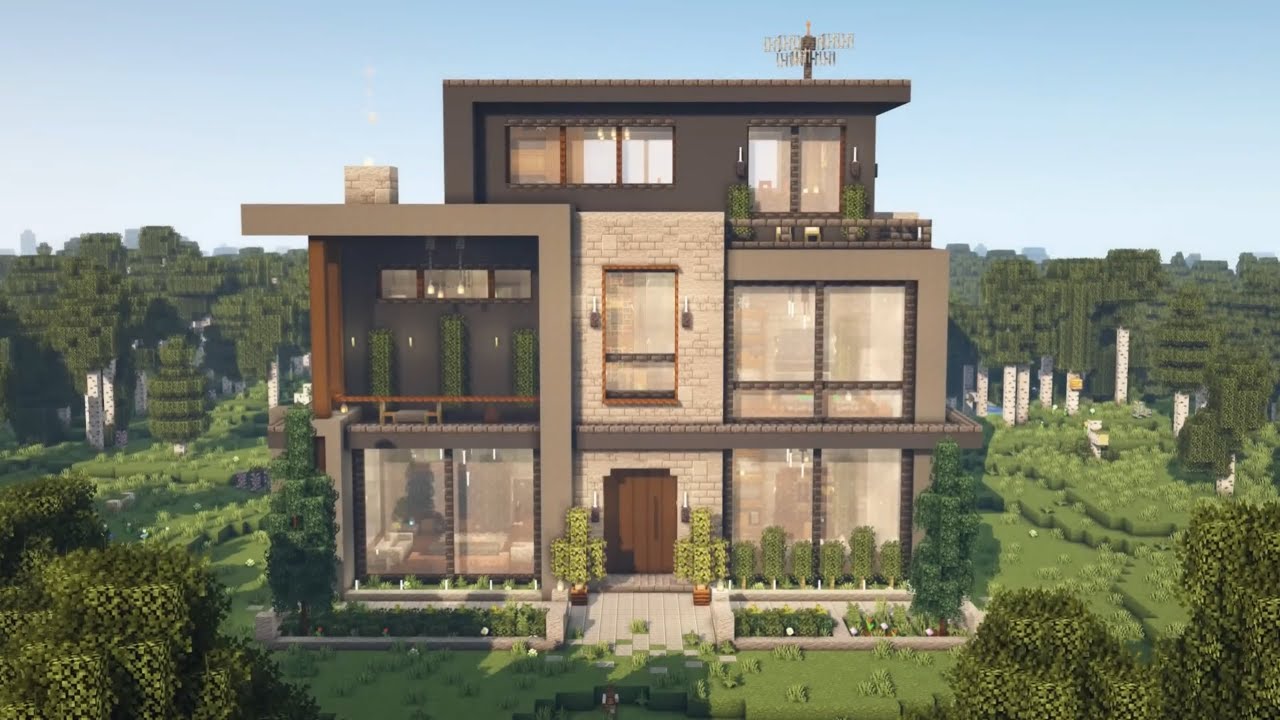 How to Build the Ultimate Modern House + Interior in Minecraft ...