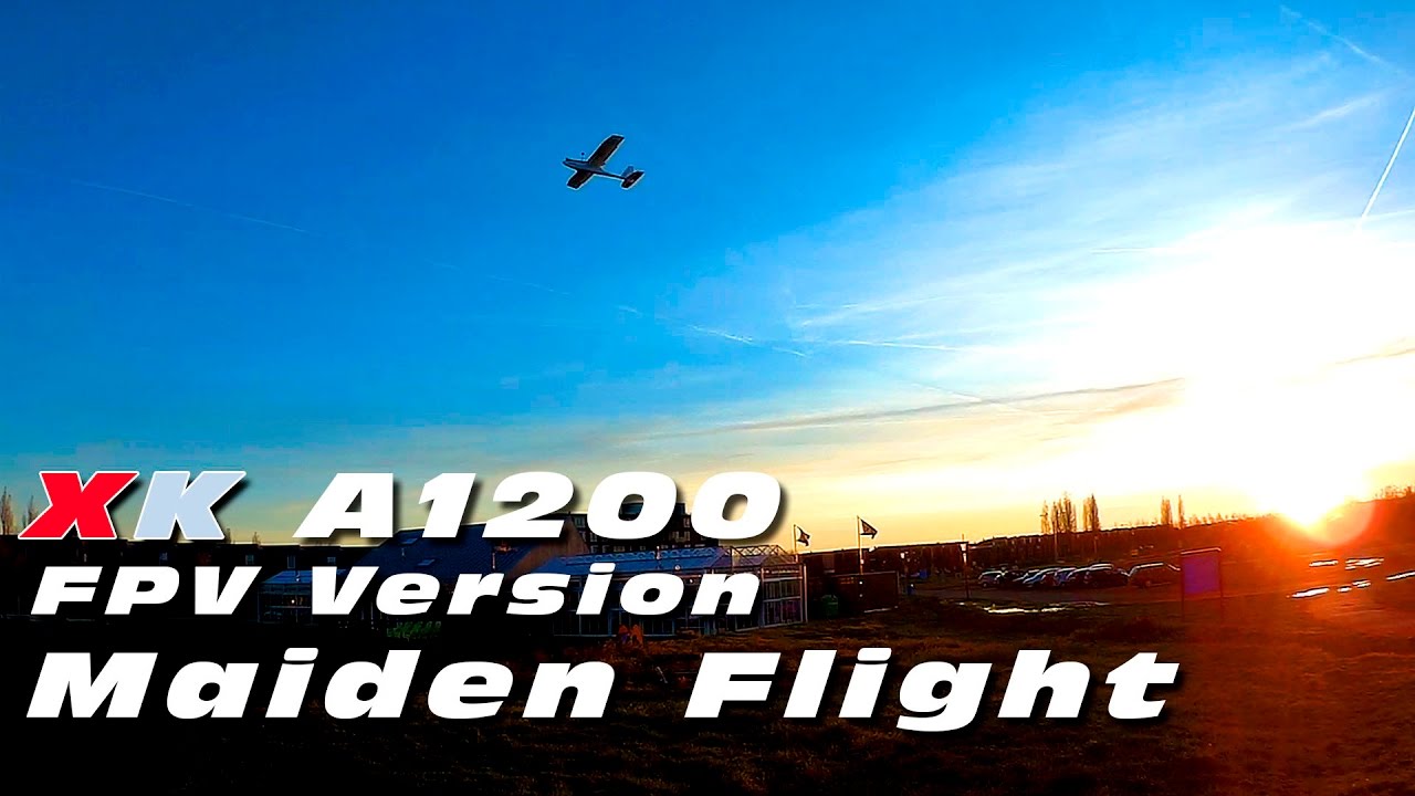 Maiden flight of the 45 minutes XK A1200-A! :D - YouTube