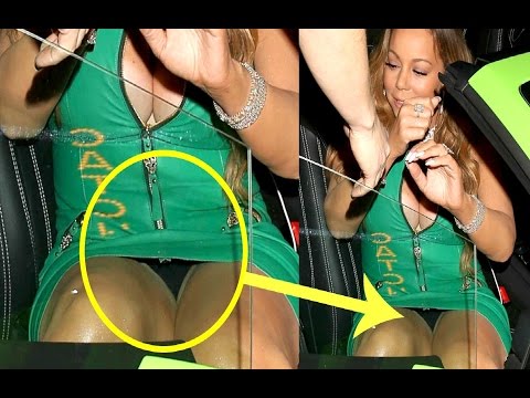 Mariah Carey Oops Moment | Black Panty Exposed