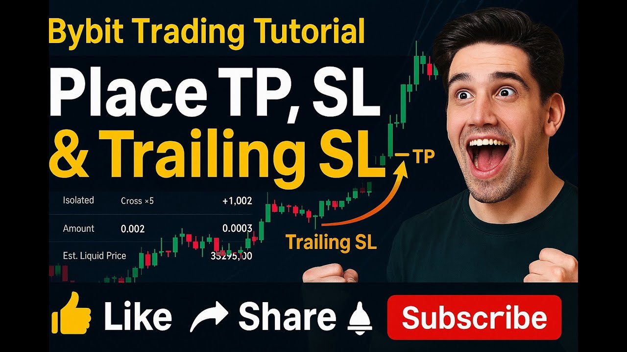 How to place TP and SL and Trailing SL in bybit - YouTube