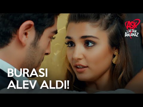 Murat, Hayat ile asansörde romantik anlar yaşadı! | Aşk Laftan Anlamaz