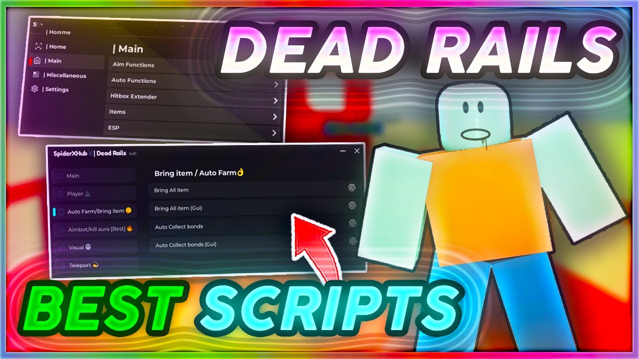 Dead Rails Script GUI NO KEY | AUTO BONDS, BRING ITEMS, HITBOX & MORE ...