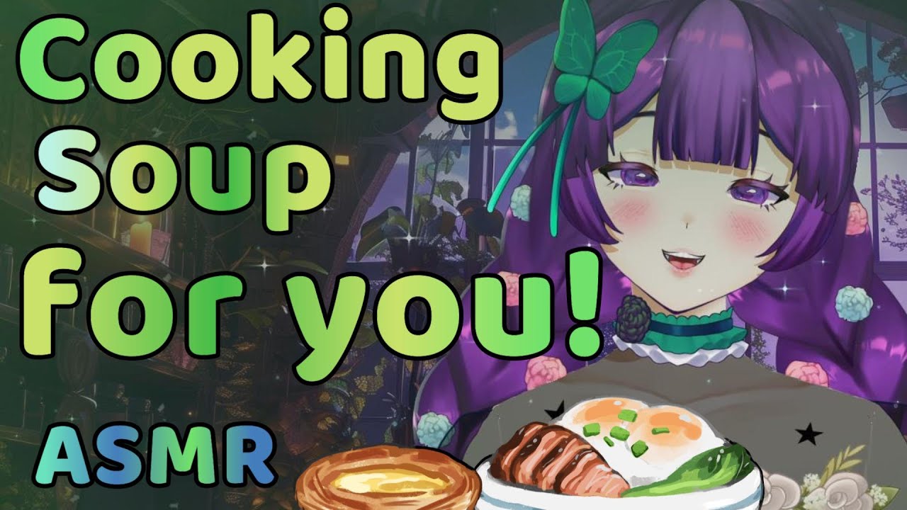 cozy stew just for you! 🩷 ASMR kitchen witch - chopping, humming ...