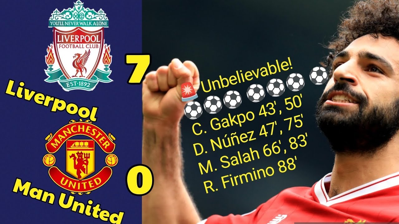7-0: Liverpool vs Man United ⚽⚽⚽⚽⚽⚽⚽ #liverpool #manunited - YouTube