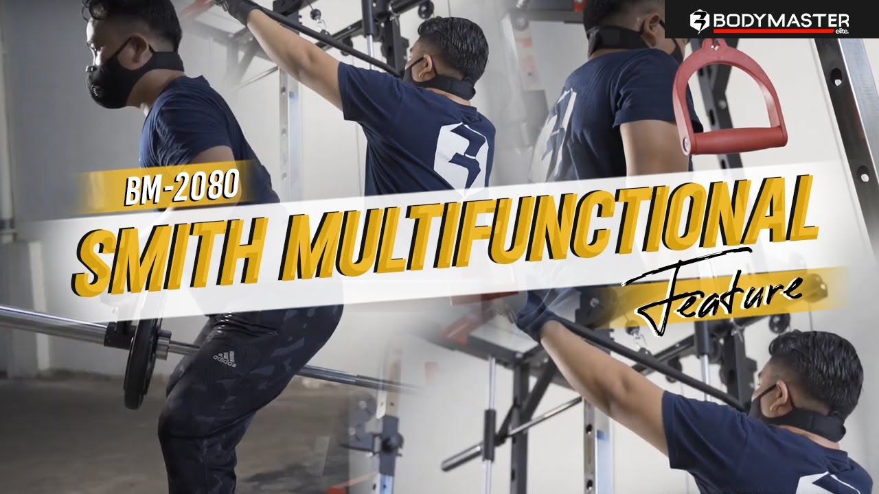 Smith Multifunctional Trainer Bodymaster BM-2080 - All in One Fitness ...