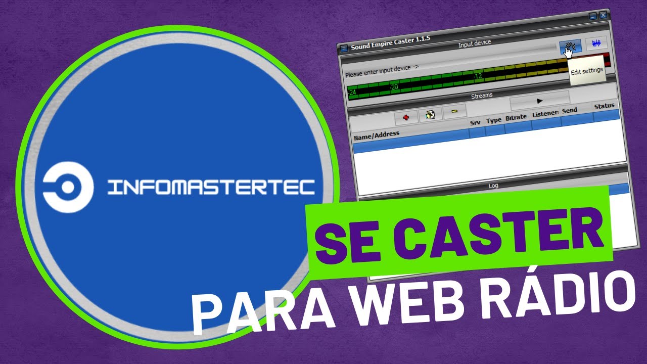SE Caster - Ferramenta de Transmissão de Web Rádio - YouTube