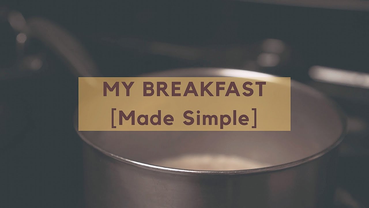 How I make my breakfast [Oats and Soy] - YouTube