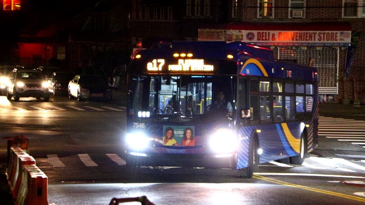 MTA New York City Bus 2018 New Flyer "Xcelsior" XD40 7546 On The Q17 ...