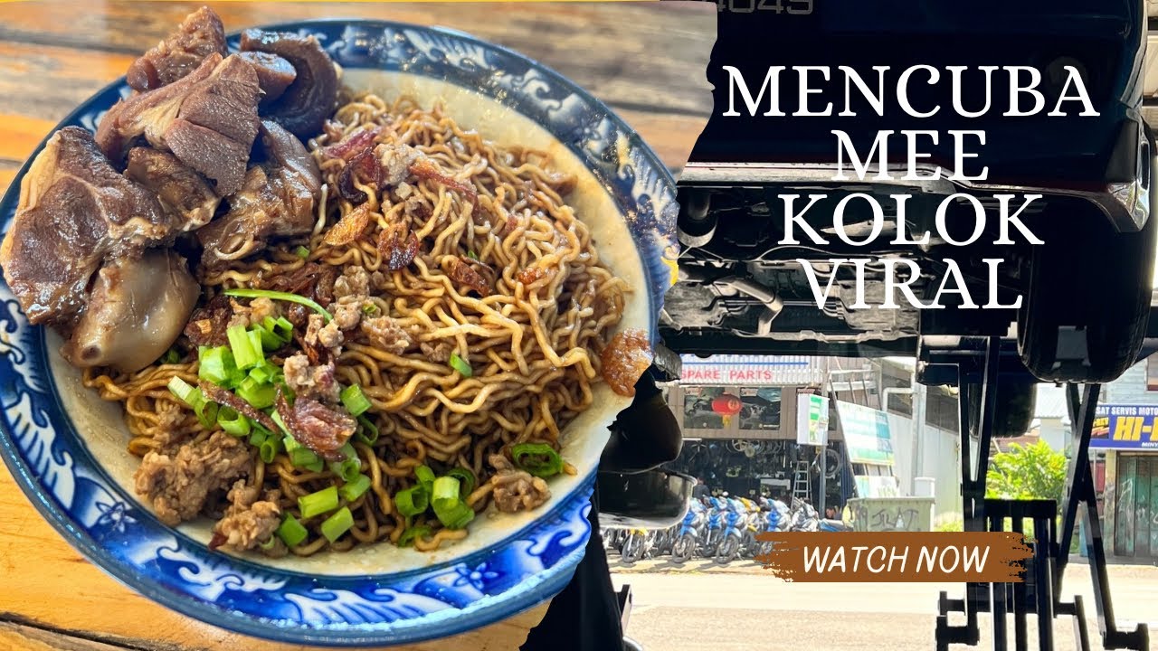 Mencuba Mee Kolok Kaki Babi Viral ( Non-Halal ) - YouTube