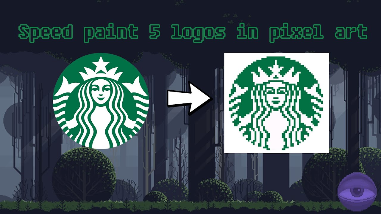 5 famous logos in Pixel Art (better than original) p.2 - YouTube
