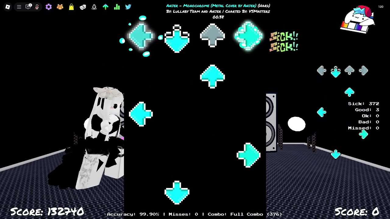Monochrome Hard Full Combo Funky Friday Youtube