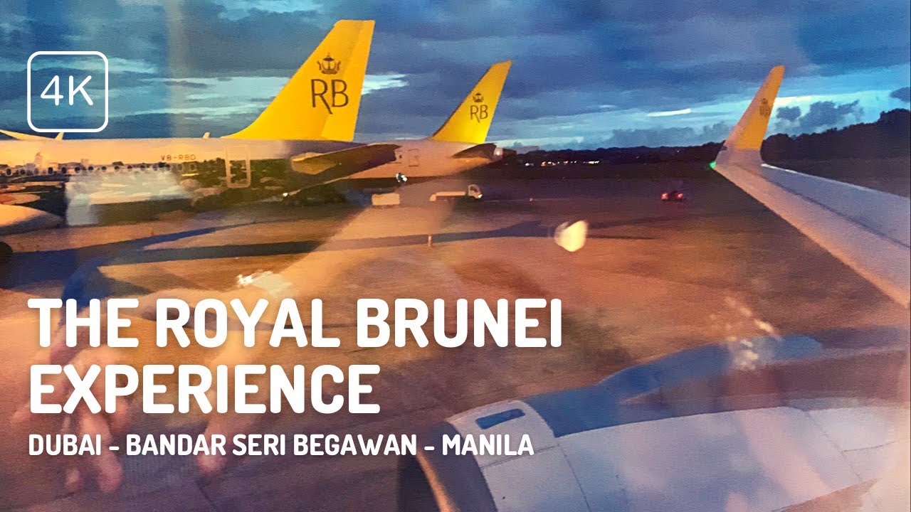 [4K] Awesome food! | Royal Brunei Airline Experience (BI008 / BI685 ...