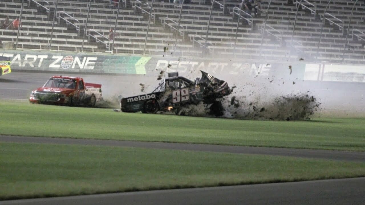 NASCAR Intermediate Track Flips - YouTube