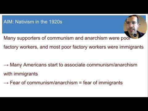 #3 Nativism in the 1920s - YouTube