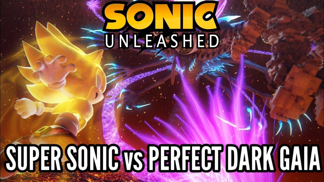 SUPER SONIC vs PERFECT DARK GAIA | Sonic Unleashed Gameplay Japonés Sub ...