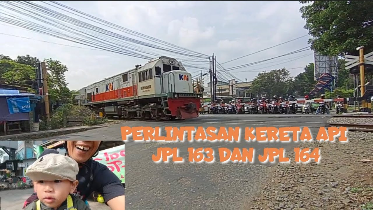 PINTU PERLINTASAN KERETA API JPL 163 DAN 164 - YouTube