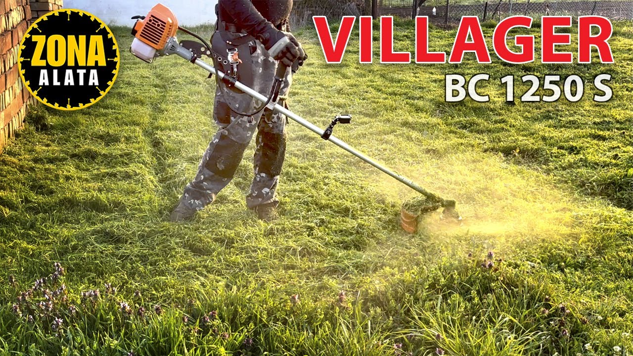 Villager Trimer BC 1250S - Trimer za Kosenje Trave - YouTube
