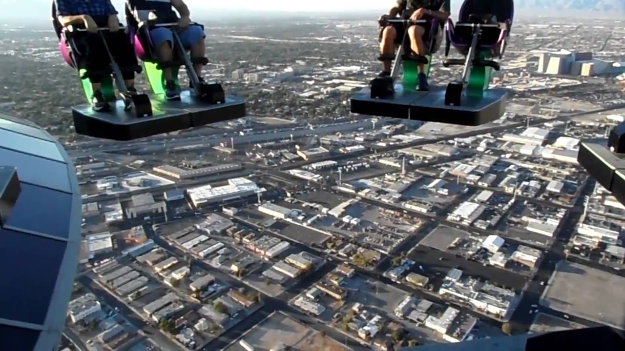 Inside view of Insanity ride - YouTube