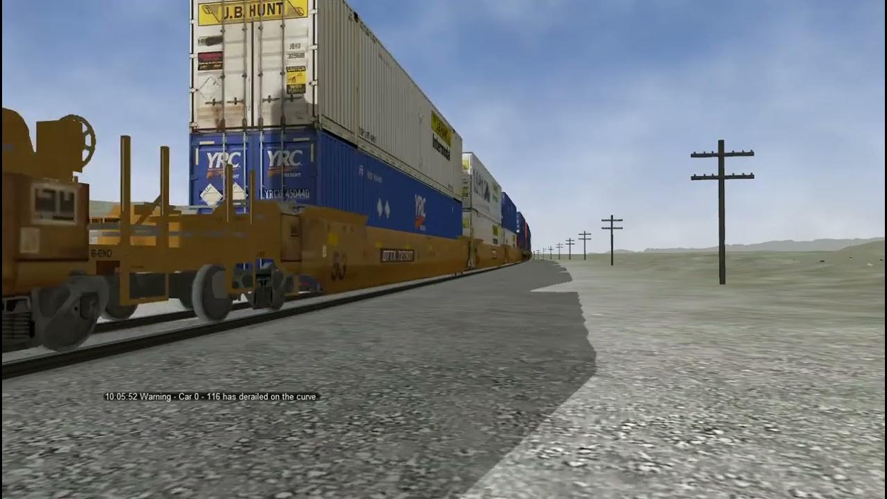 ORTS: High Speed UP C45AH #2543 EB ZG2OAB-27 At Helper, UT - YouTube