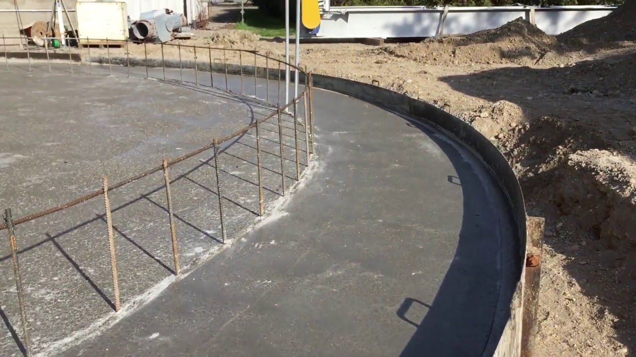 Concrete Silo Base / Pad - YouTube