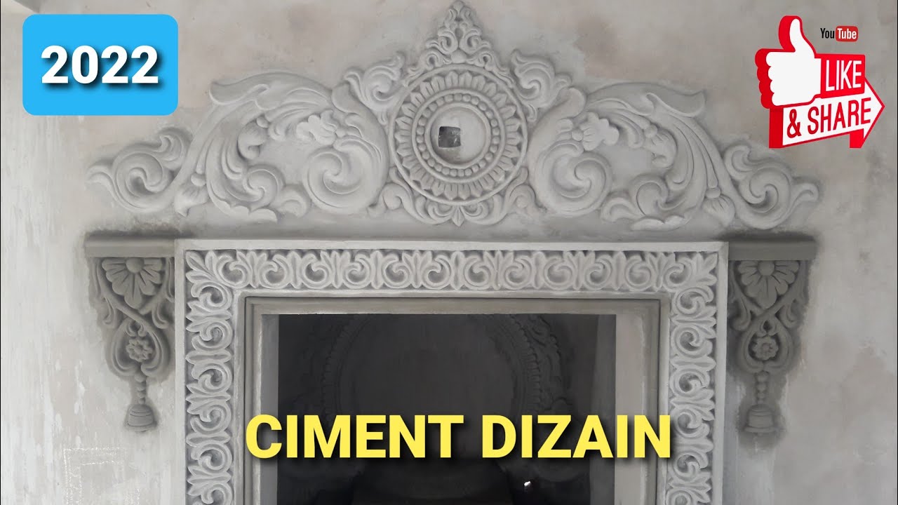 Temple arch design making in cement, traditional cement design, ⚜ ...