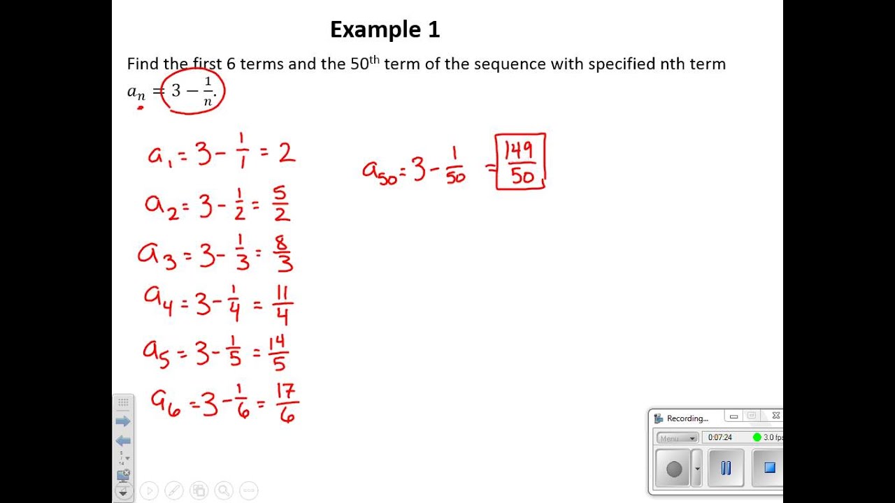 AP Calc BC: Section 9.1 - Sequences - YouTube