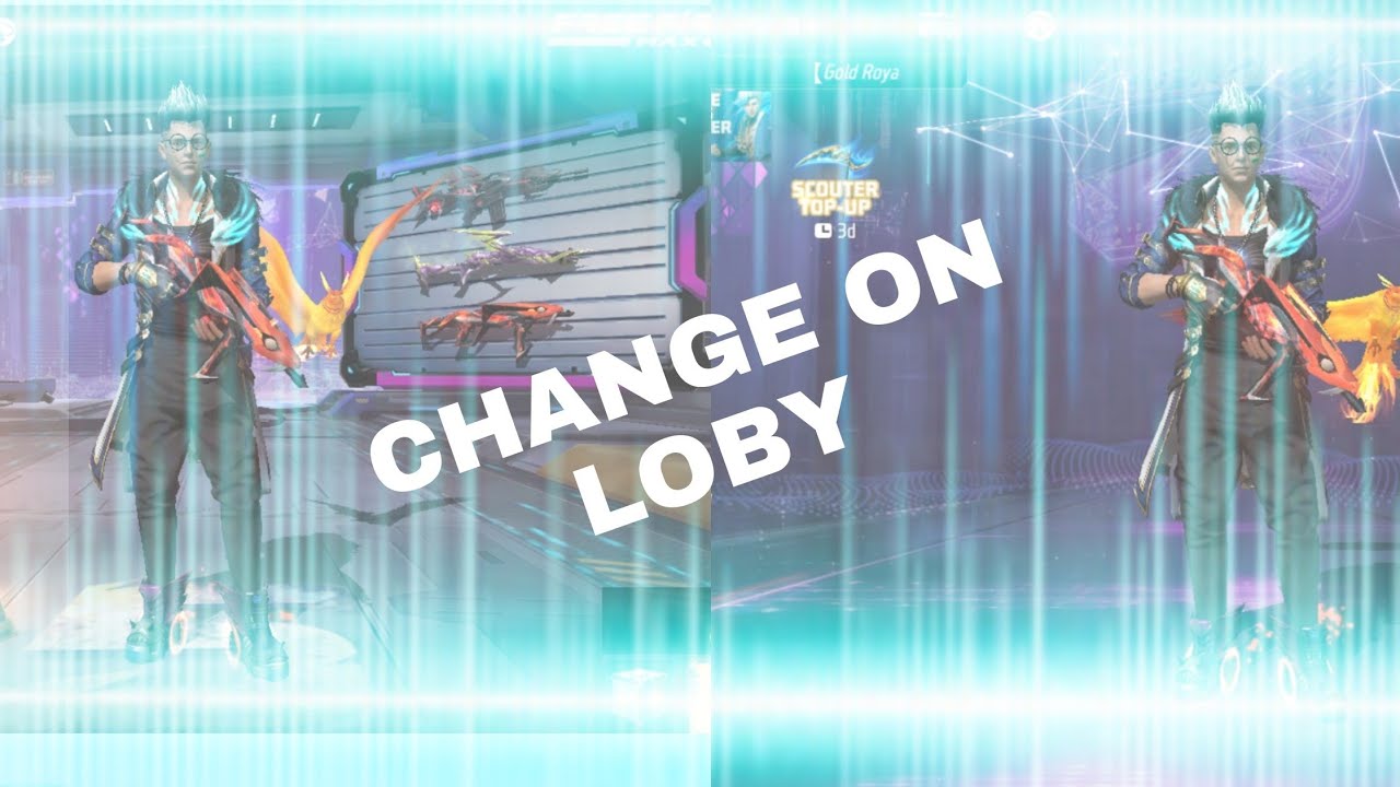 change on loby. new trick ff max #Aapna gaming - YouTube