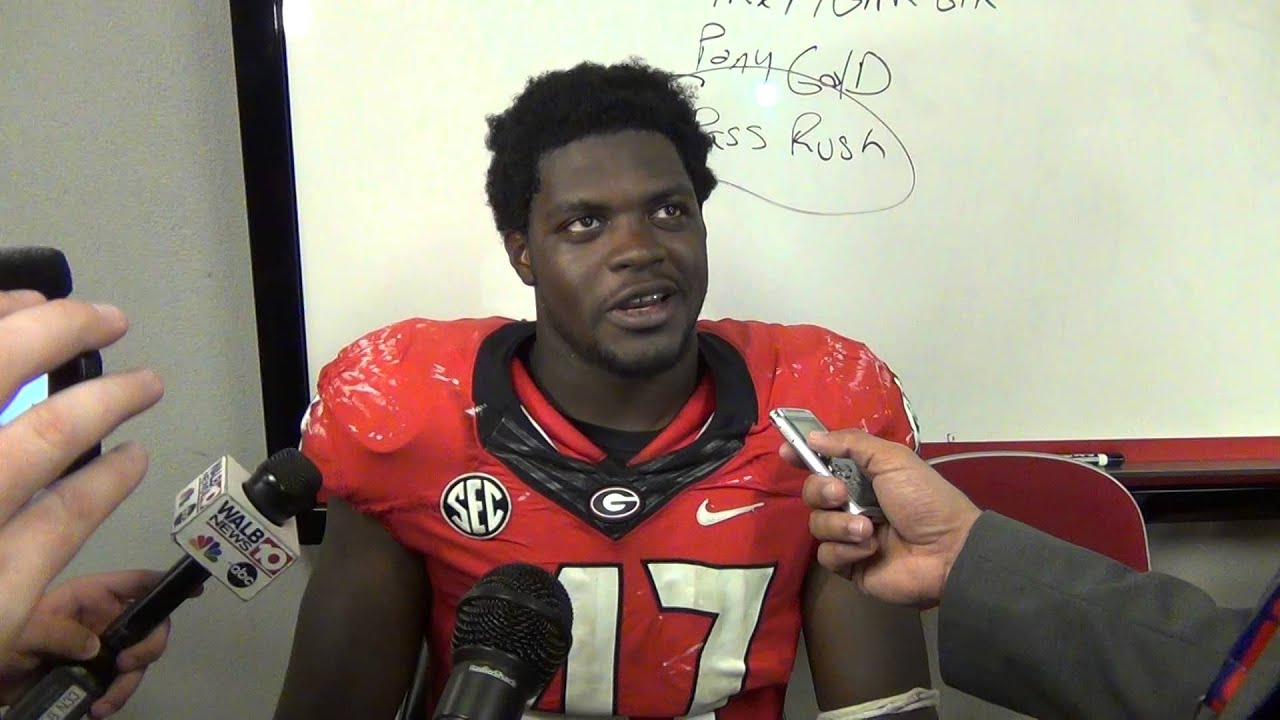 UGA defeats Tennessee 2014: Ray Drew - YouTube