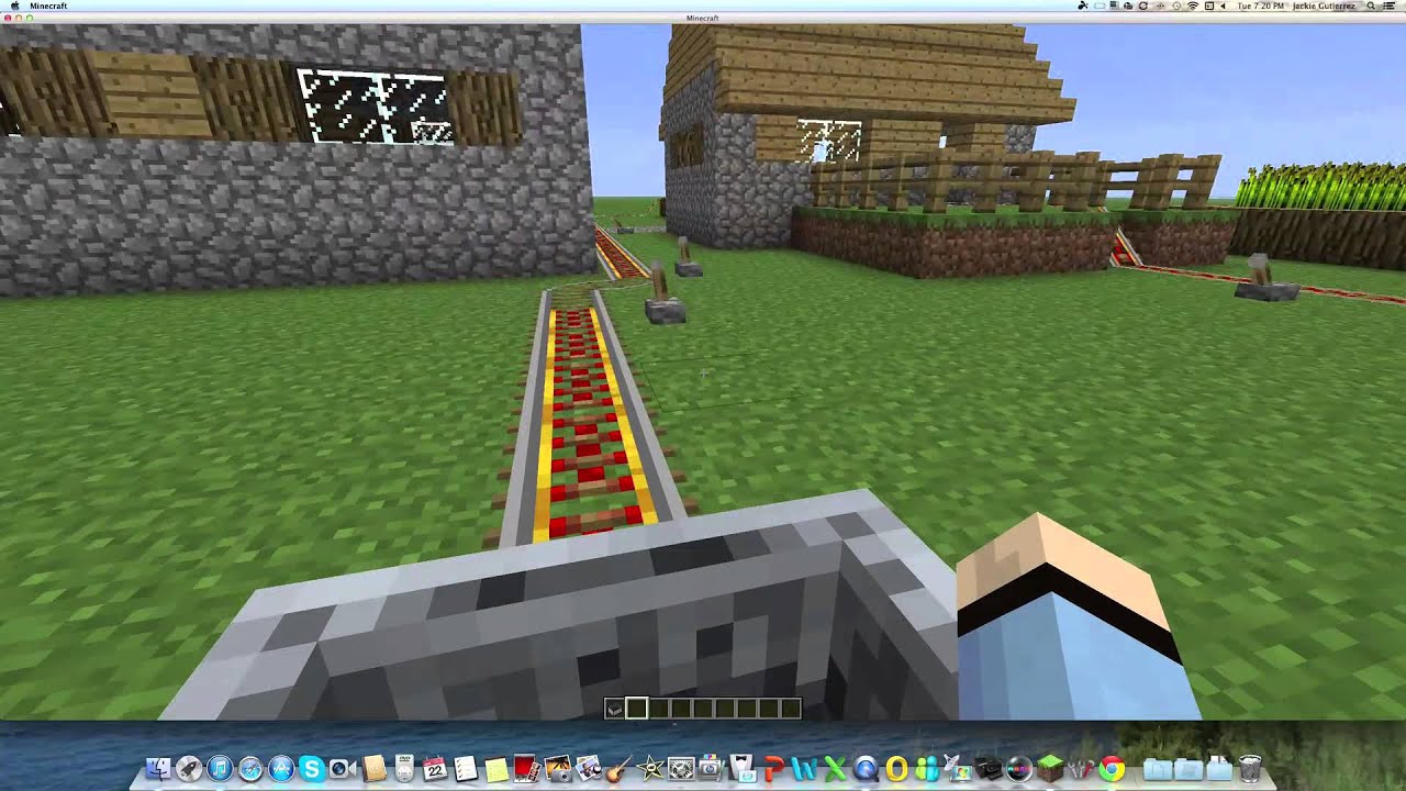 Minecraft Roller coster - YouTube