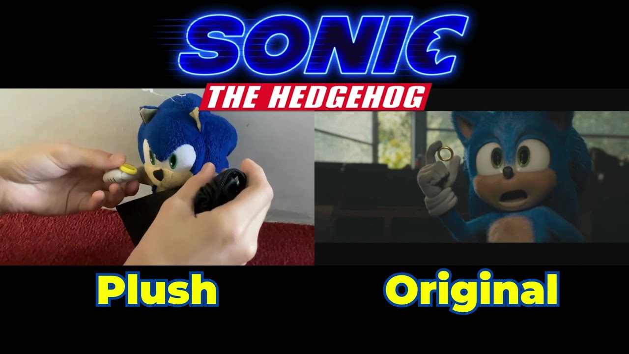 Sonic Movie (2020) - "Uh Meow" scene VS Plush Version - YouTube