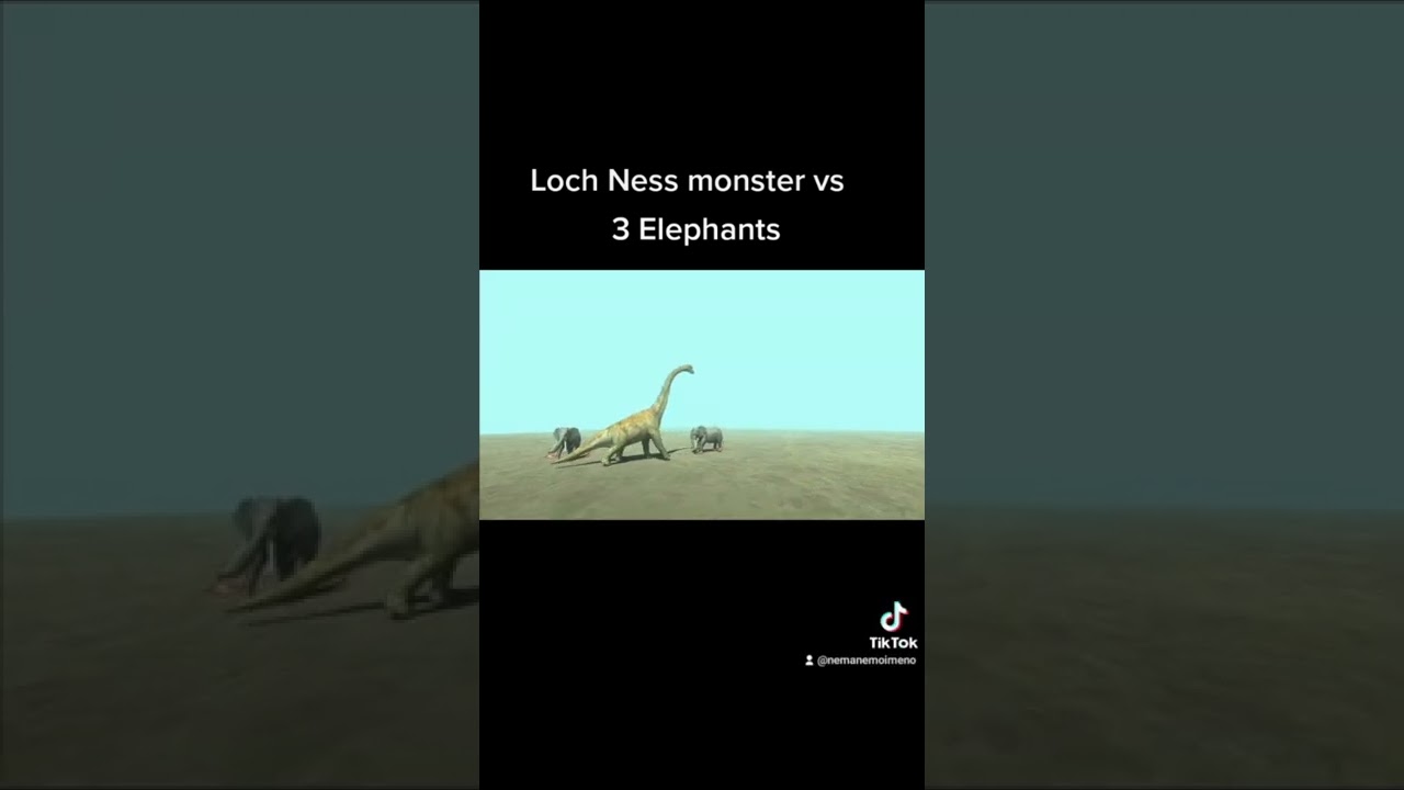 Loch Ness monster vs Elephants best - YouTube