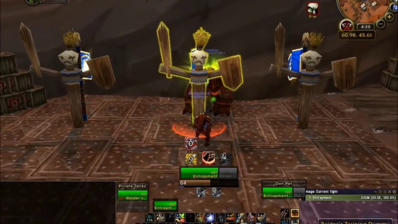 Beast Mastery Hunter UI Warlords of Draenor - YouTube